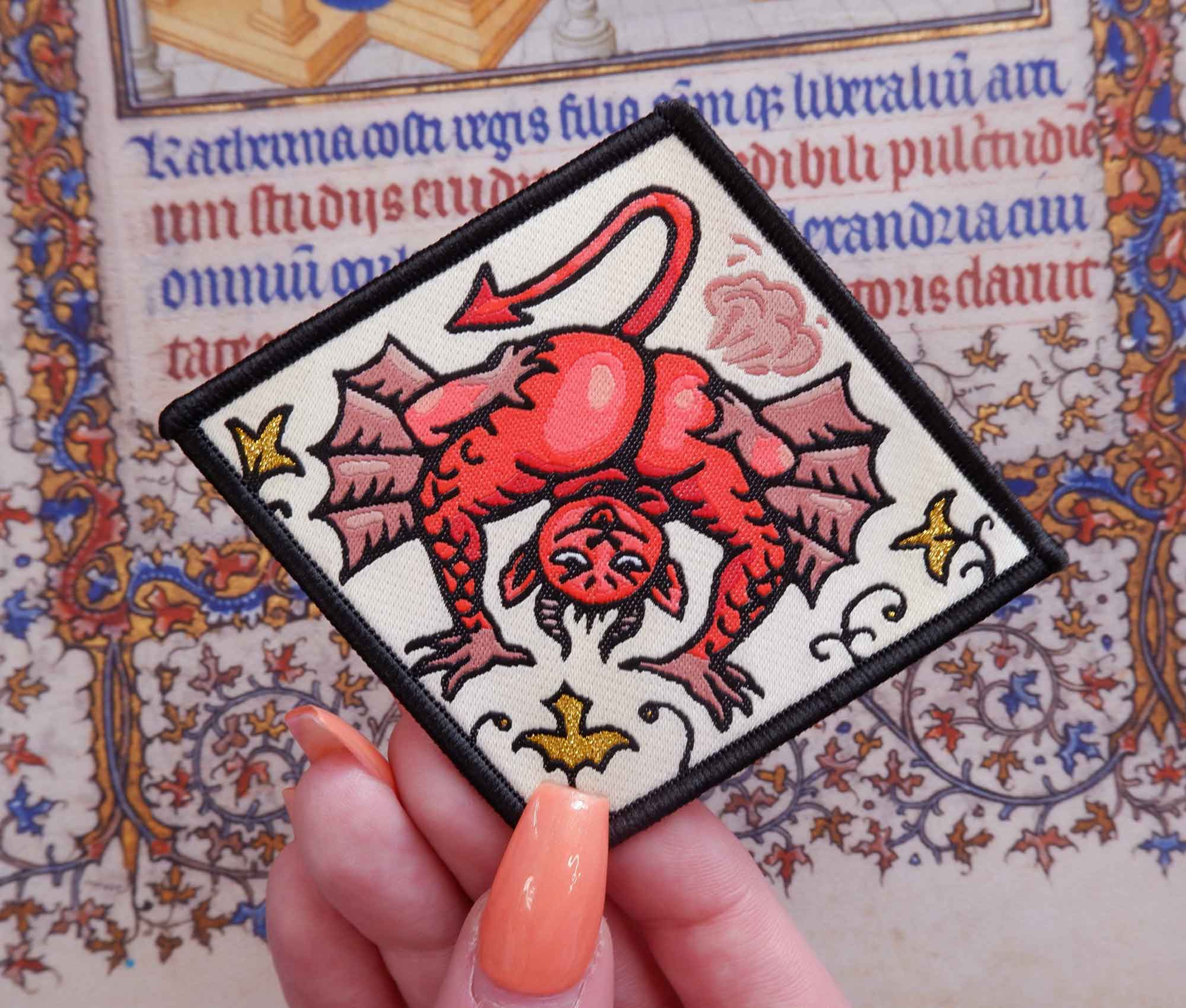 Fart Demon - Woven Patch – Cat Coven