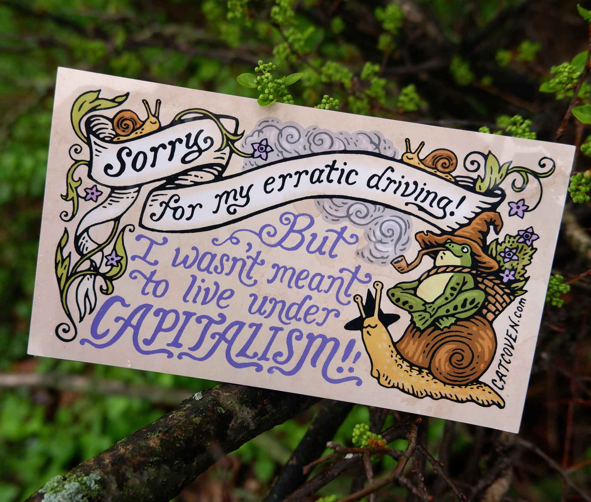 Capitalism - Bumper Sticker – Cat Coven