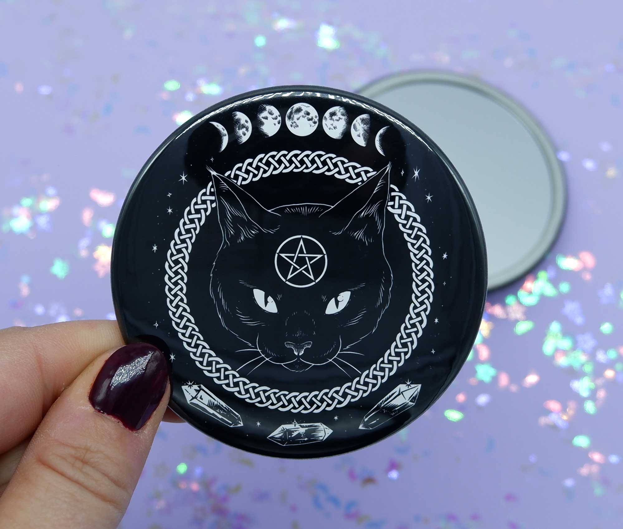 Magickal Protection - Pocket Mirror – Cat Coven
