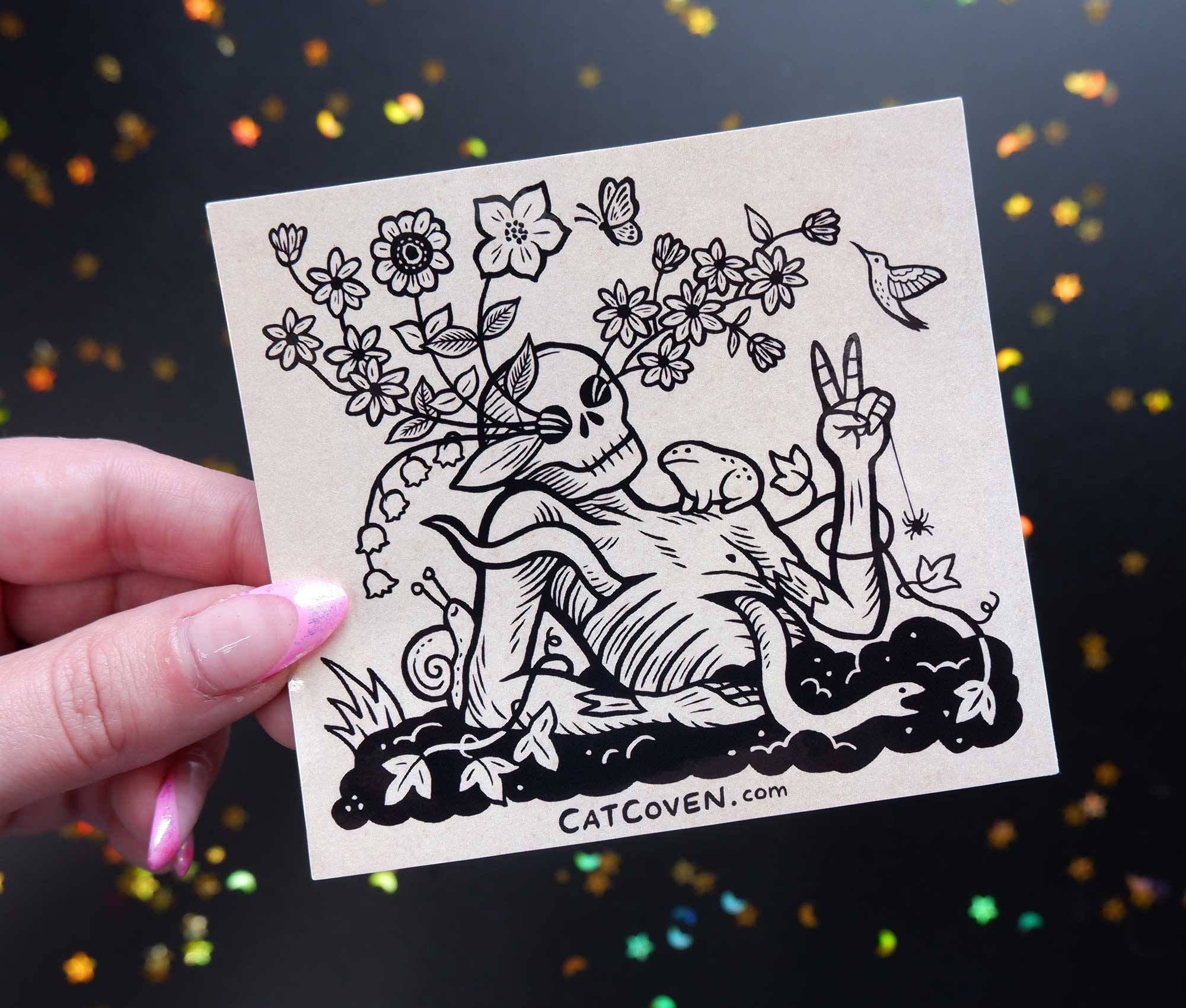 Return to the Earth - Sticker – Cat Coven