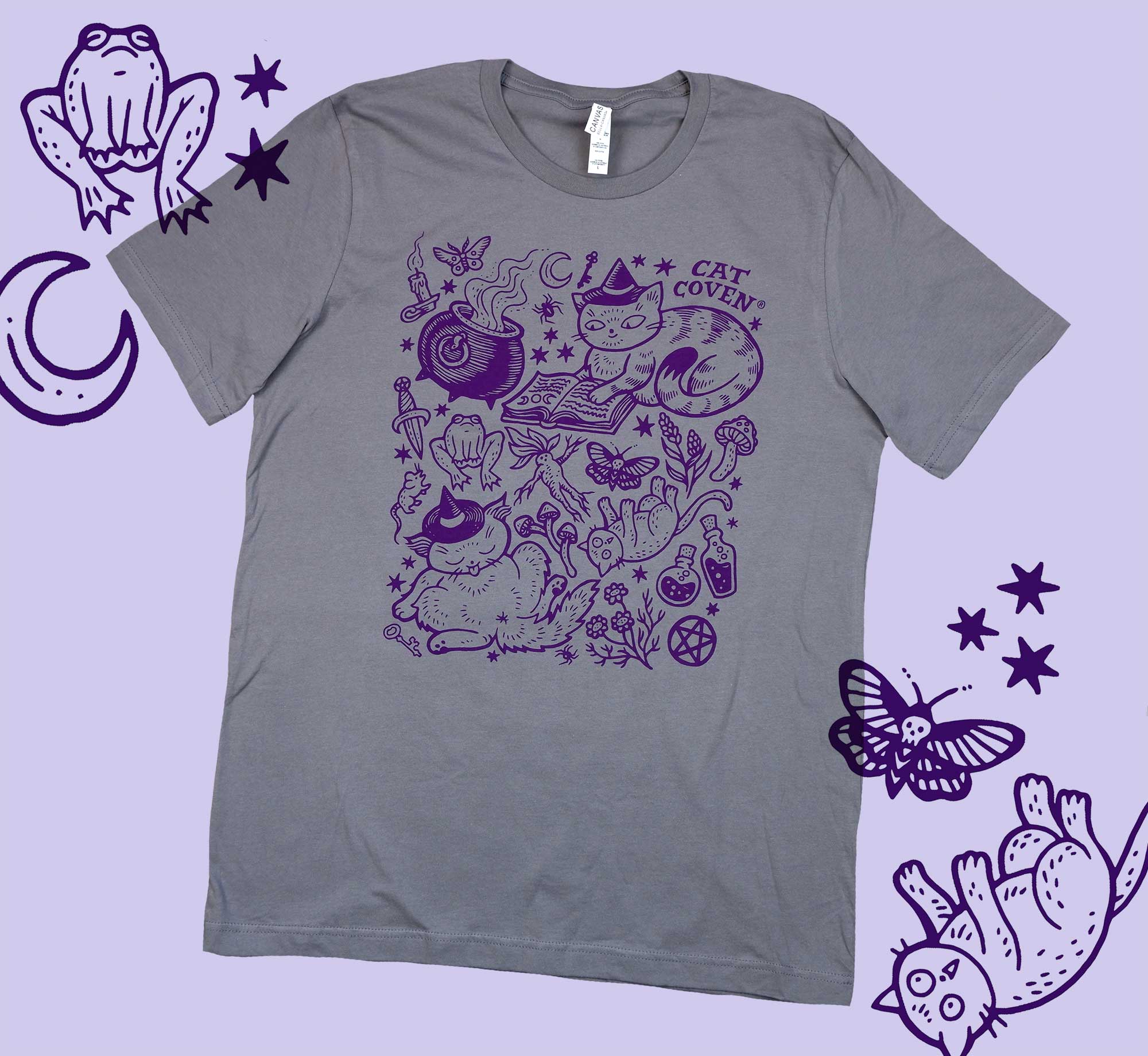 SUPER SALE // Spellbound - Crew Neck T-shirt – Cat Coven